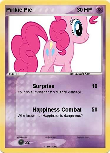 Pokémon Pinkie Pie 588 588 - Surprise - My Pokemon Card