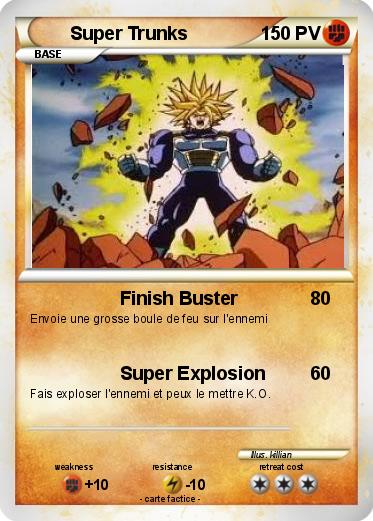 Pokémon Super Trunks 16 16 - Finish Buster - Ma carte Pokémon