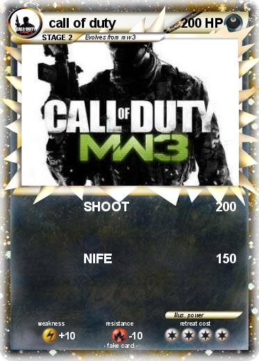 Pokémon call of duty 263 263 - SHOOT - My Pokemon Card