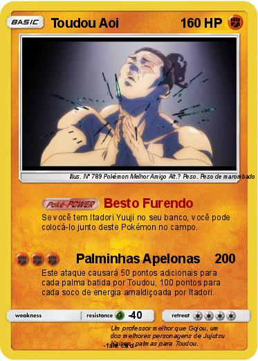 Pokémon Toudou Aoi - Besto Furendo - My Pokemon Card