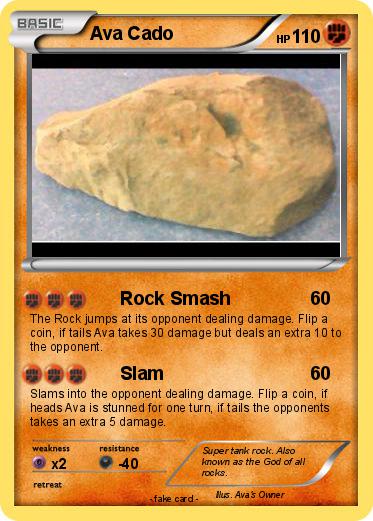 Pokémon Ava 51 51 - Rock Smash - My Pokemon Card