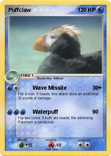 Pokémon Puffclaw - Wave Missile - My Pokemon Card