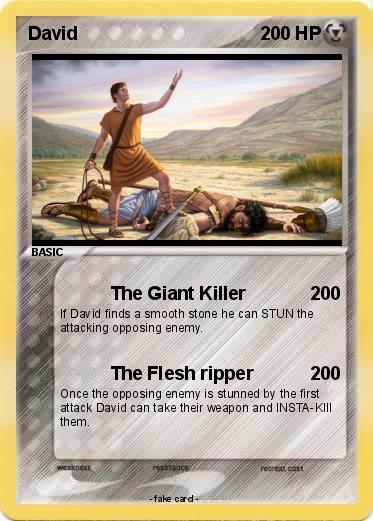 Pokémon David 1552 1552 - The Giant Killer - My Pokemon Card
