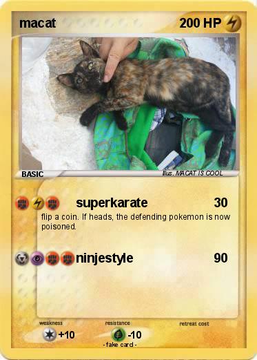 Pokémon macat - superkarate - My Pokemon Card