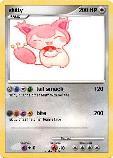 Pokémon skitty 199 199 - tail smack - My Pokemon Card