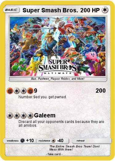 Pokémon Super Smash Bros 173 173 - 9 - My Pokemon Card