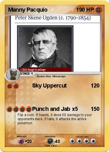 Pokémon Manny Pacquio 2 2 - Sky Uppercut - My Pokemon Card