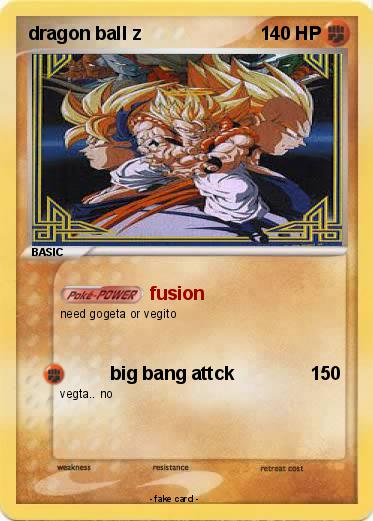 Pokémon dragon ball z 135 135 - fusion - My Pokemon Card