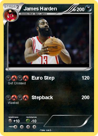 Pokémon James Harden 15 15 - Euro Step - My Pokemon Card