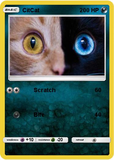 Pokémon CitCat - Scratch - My Pokemon Card
