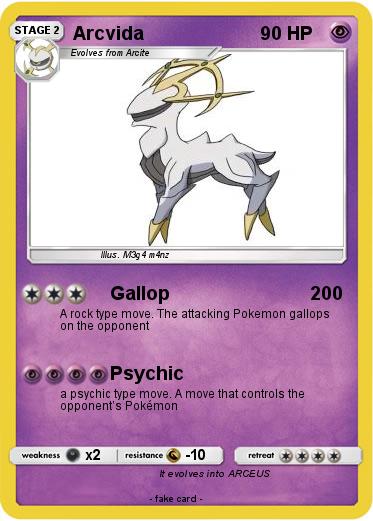 Pokémon Arcvida - Gallop - My Pokemon Card