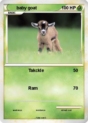 Pokémon baby goat 8 8 - Takckle - My Pokemon Card
