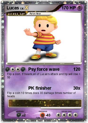Pokémon Lucas 1236 1236 - Psy force wave - My Pokemon Card
