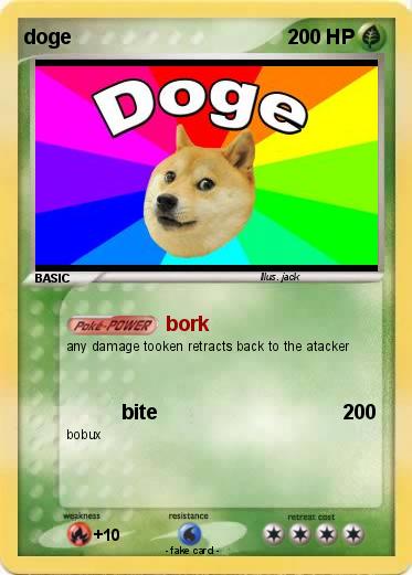 Pokémon doge 3428 3428 - bork - My Pokemon Card