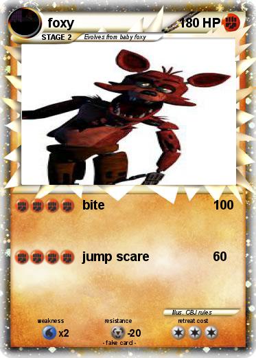 Pokémon foxy 1090 1090 - bite - My Pokemon Card