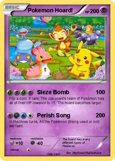 Pokémon Pokemon Hoard - Sieze Bomb - My Pokemon Card