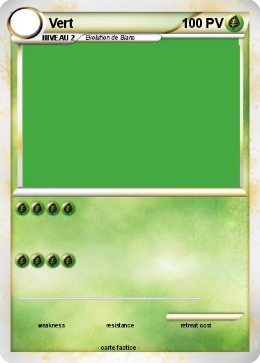 Pokémon Vert 20 20 - Ma carte Pokémon