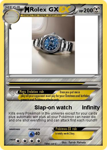 Pokémon Rolex GX - Slap-on watch Infinity - My Pokemon Card