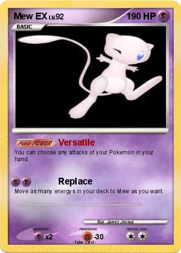 Pokémon Mew EX 294 294 - Versatile - My Pokemon Card