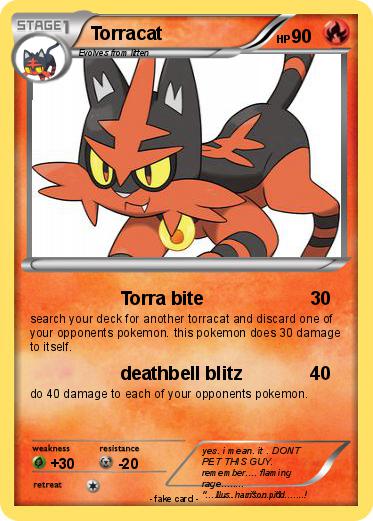 Pokémon Torracat 29 29 - Torra bite - My Pokemon Card