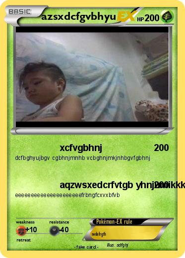 Pokémon azsxdcfgvbhyu - xcfvgbhnj - My Pokemon Card