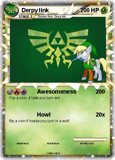Pokémon Derpy link 1 1 - Awesomeness - My Pokemon Card