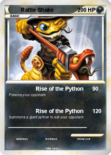 Pokémon Rattle Shake 10 10 - Rise of the Python - My Pokemon Card