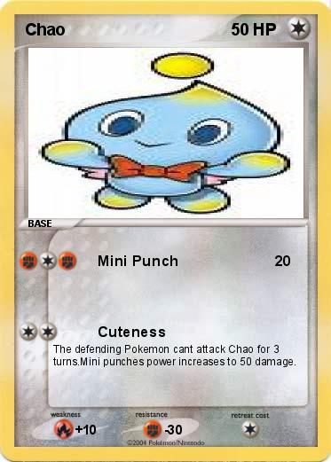 Pokémon Chao 5 5 - Mini Punch - My Pokemon Card