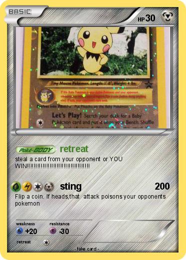 Pokémon 1 84239 84239 - retreat - My Pokemon Card