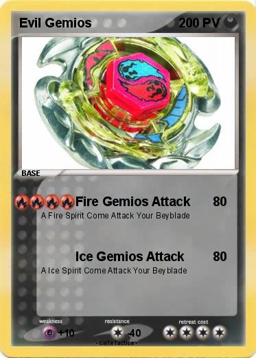 Pokémon Evil Gemios 23 23 - Fire Gemios Attack - Ma carte Pokémon
