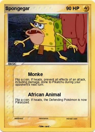 Pokémon Spongegar 73 73 - Monke - My Pokemon Card