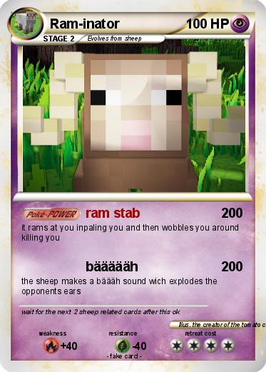 Pokémon Ram inator - ram stab - My Pokemon Card