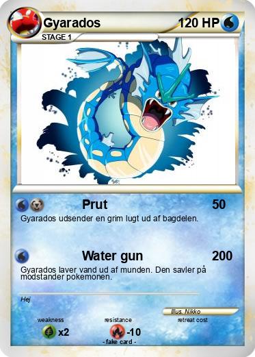 Pokémon Gyarados 1076 1076 - Prut - My Pokemon Card