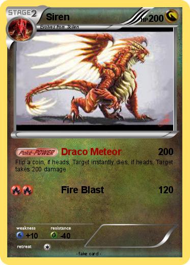 Pokémon Siren 26 26 - Draco Meteor - My Pokemon Card