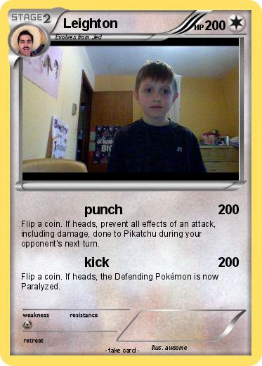 Pokémon Leighton 12 12 - punch - My Pokemon Card
