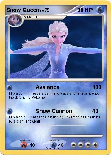 Pokémon Snow Queen 7 7 - Avalance - My Pokemon Card