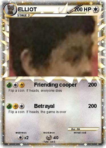 Pokémon ELLIOT 180 180 - Friending cooper - My Pokemon Card