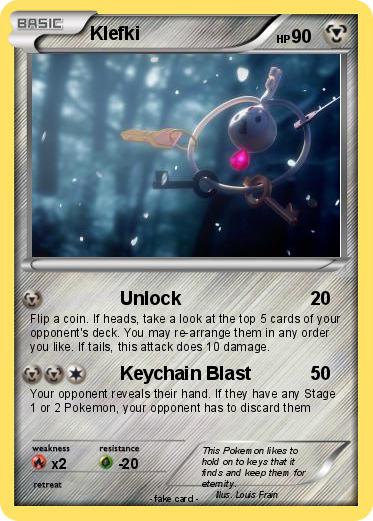 Pokémon Klefki 20 20 - Unlock - My Pokemon Card
