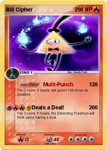 Pokémon Bill Cipher 565 565 - Multi-Punch - My Pokemon Card