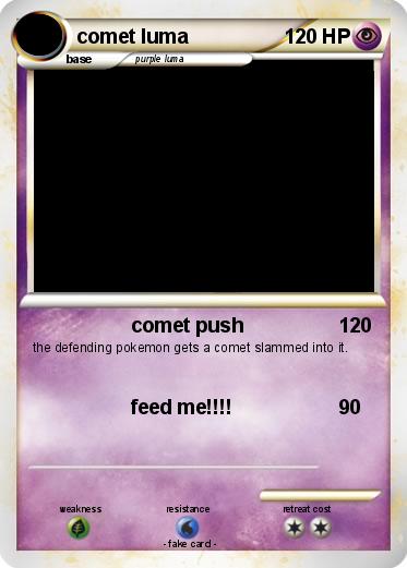 Pokémon comet luma - comet push - My Pokemon Card