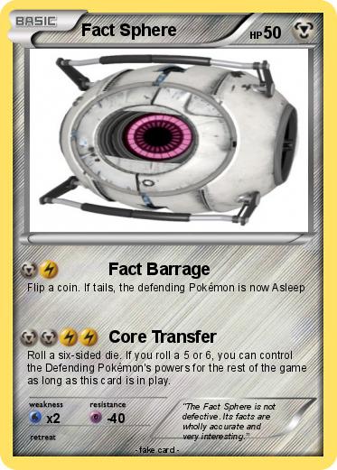 Pokémon Fact Sphere - Fact Barrage - My Pokemon Card