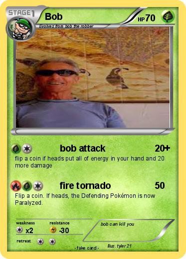 Pokémon Bob 3269 3269 - bob attack - My Pokemon Card