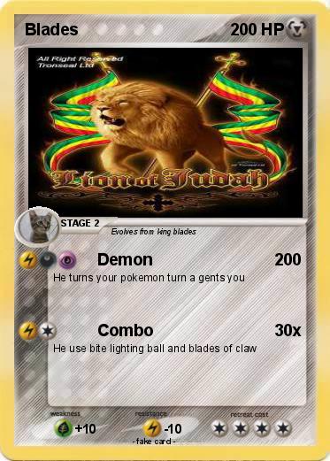 Pokémon Blades 9 9 - Demon - My Pokemon Card