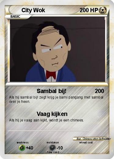 Pokémon City Wok 1 1 - Sambal bij! - My Pokemon Card