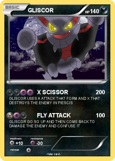 Pokémon GLISCOR 145 145 - X SCISSOR - My Pokemon Card