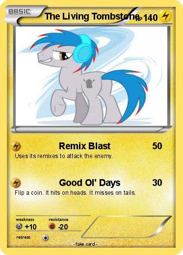 Pokémon The Living Tombstone 1 1 - Remix Blast - My Pokemon Card