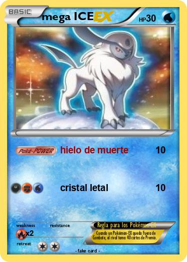 Pokémon mega ICE 8 8 - hielo de muerte - Mi carta pokémon