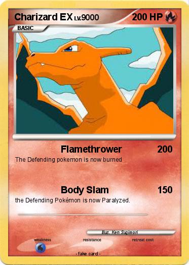Pokémon Charizard EX 234 234 - Flamethrower - My Pokemon Card
