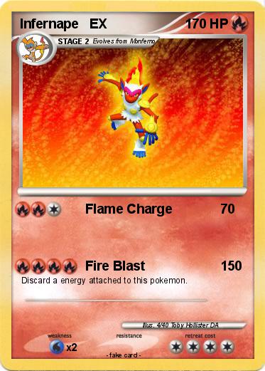 Pokémon Infernape EX 36 36 - Flame Charge - My Pokemon Card