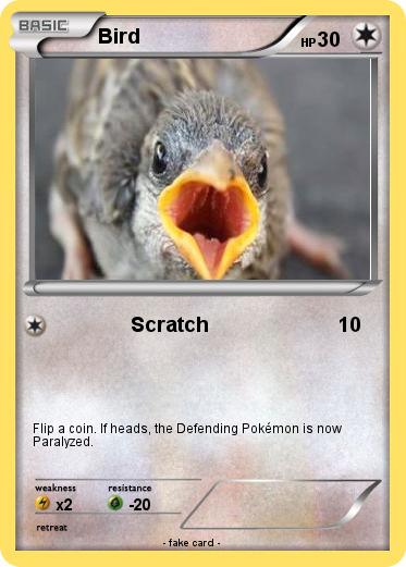 Pokémon Bird 349 349 - Scratch - My Pokemon Card